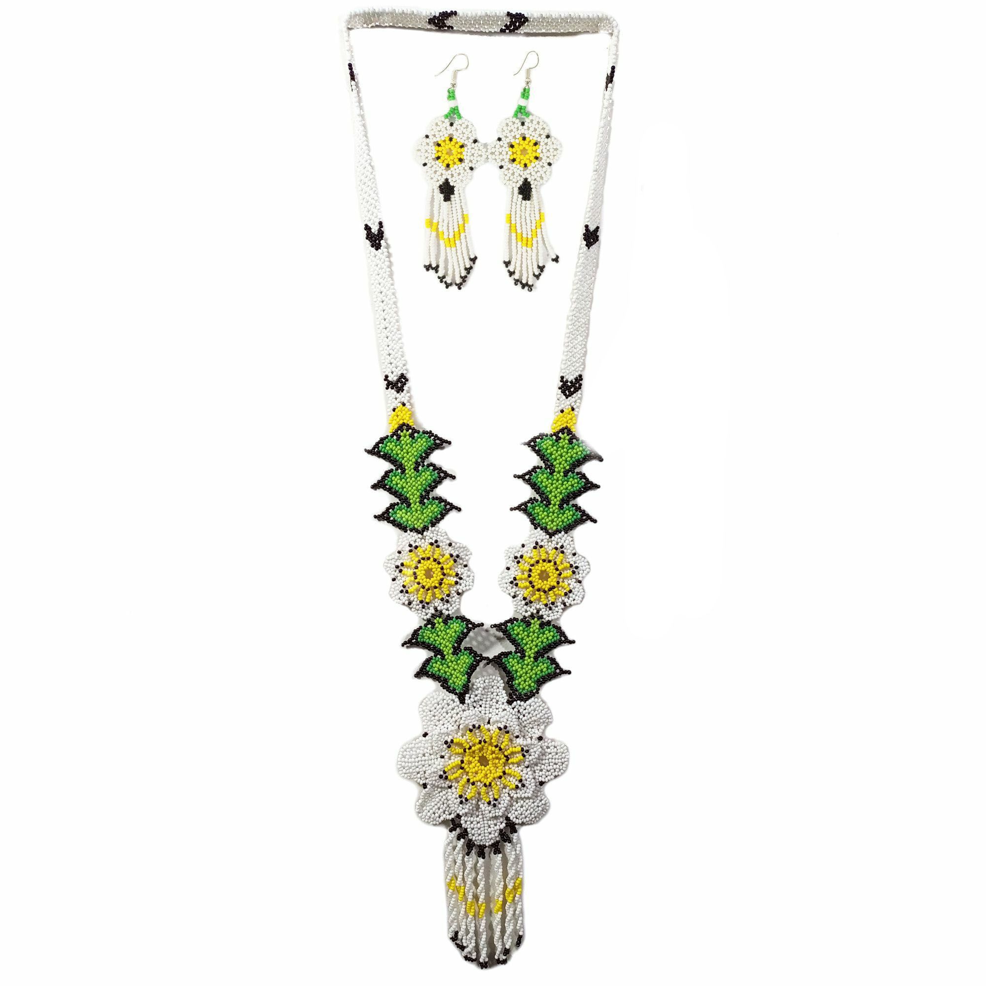 Handmade Native American Style Beaded Necklace Set - Buybeaded-Wholesale