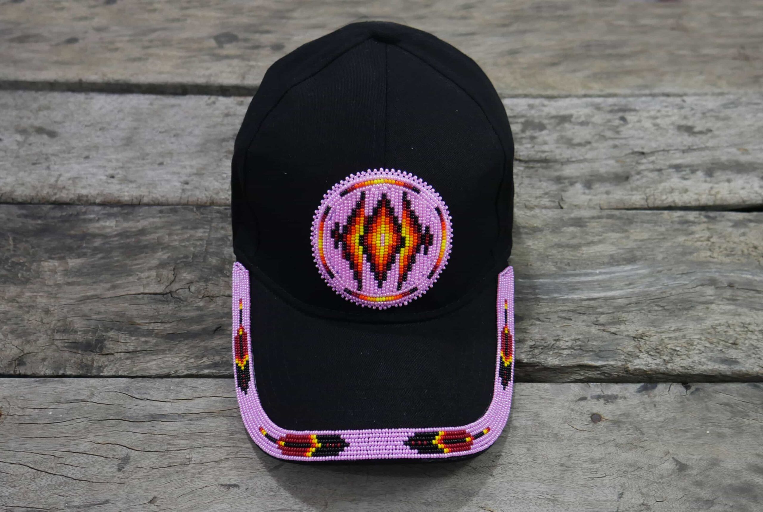 Native American Beaded cap | Beaded Baseball cap| Beaded Hat | Beaded ...
